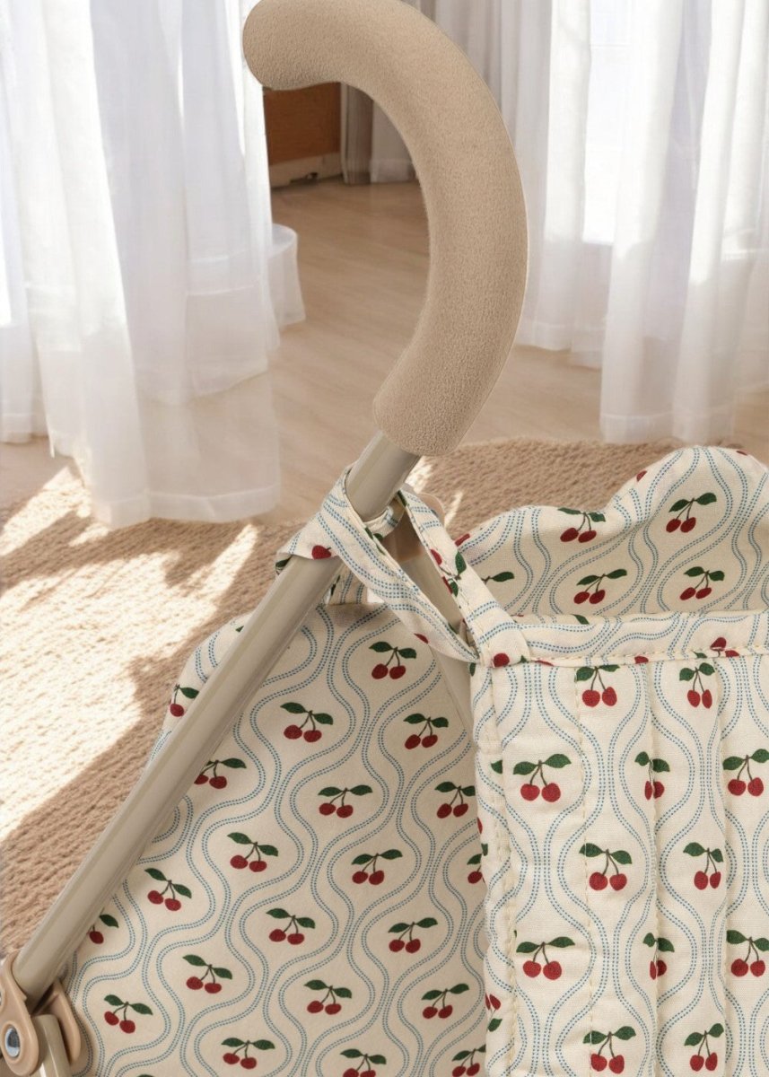 Doll Stroller in Cherry Motif - Perfect for Pretend Play – Playroom ...