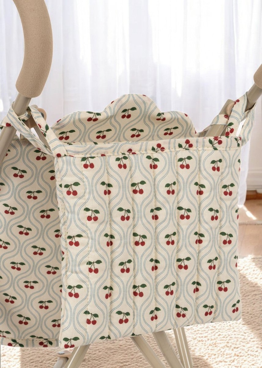 Doll Stroller in Cherry Motif - Perfect for Pretend Play – Playroom ...