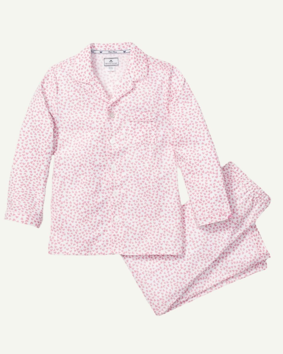 Matching Kids Pajama Set in Hearts - Perfect for Comfortable Sleep ...