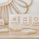 Premium Wooden Magnetic Daily Routine Board for Kids | More ...