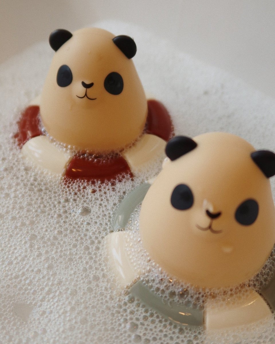 Silicone Panda Bath Toy – Adorable Floating Swim Ring – Playroom Collective