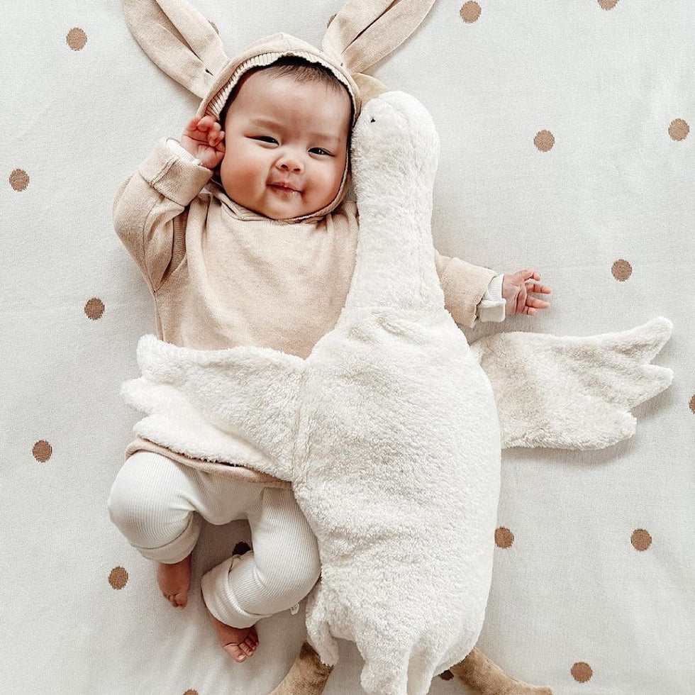 Senger Naturwelt White Goose – Organic Soft Cuddly Toy – Playroom ...