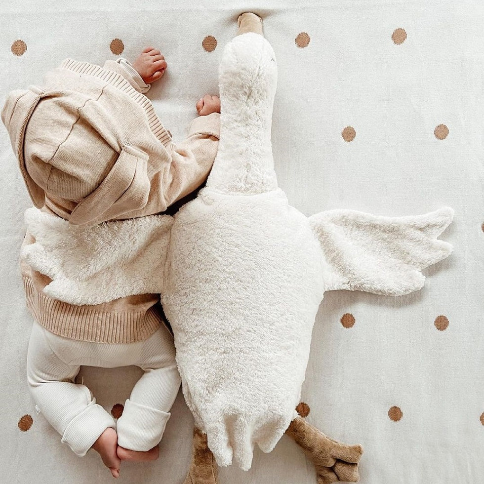 Senger Naturwelt White Goose – Organic Soft Cuddly Toy – Playroom ...
